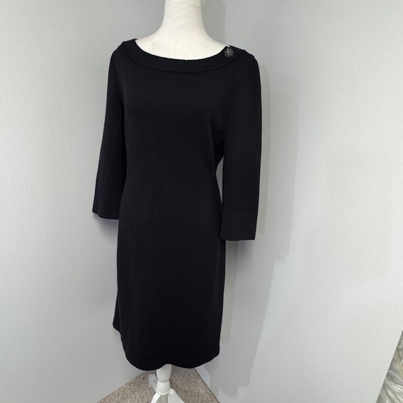 St. John Collection | Dresses | St John Collection Boat Neck 34 Sleeve ...